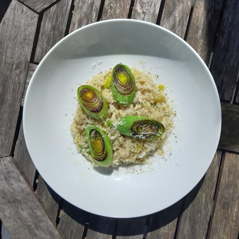 RECIPE: Fennel & burnt leek risotto [v] | Herd Gastronomy